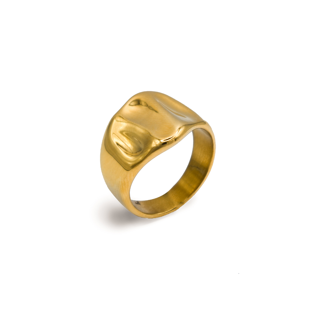 Dented Rhythmic Ring – Nine Muses Jewellery
